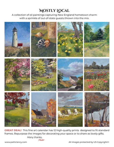2025 FINE ART CALENDAR – Patti Clancy